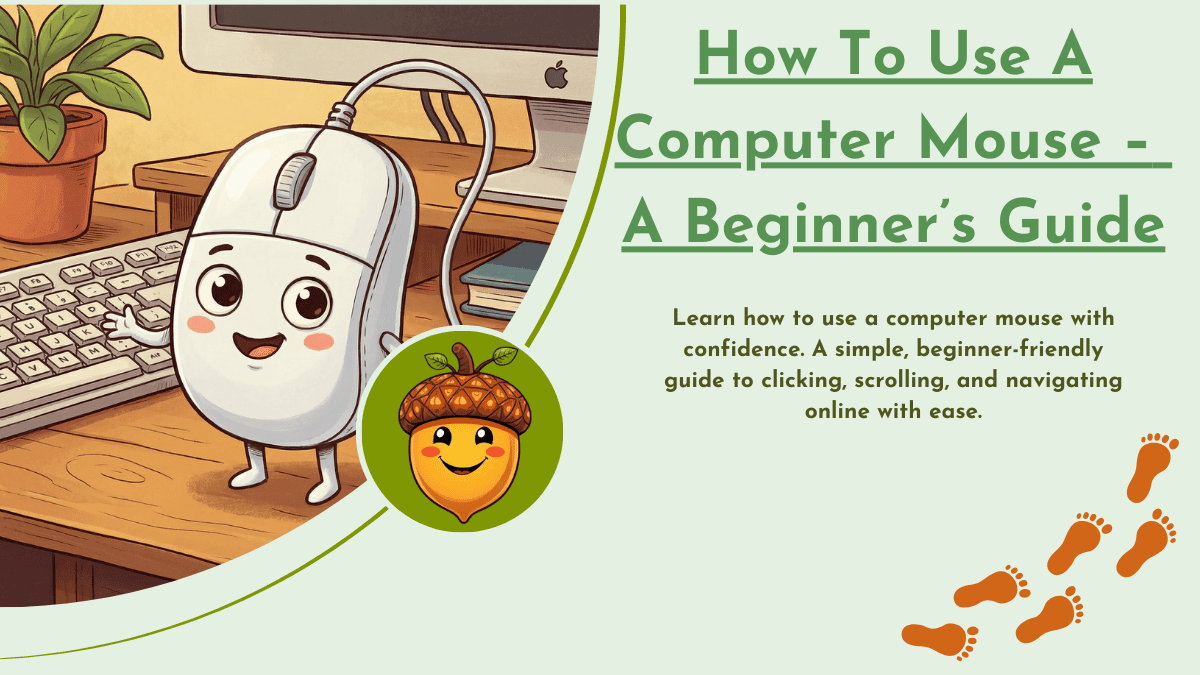 How To Use A Computer Mouse - A Beginner's Guide - Get Online Step-By-Step